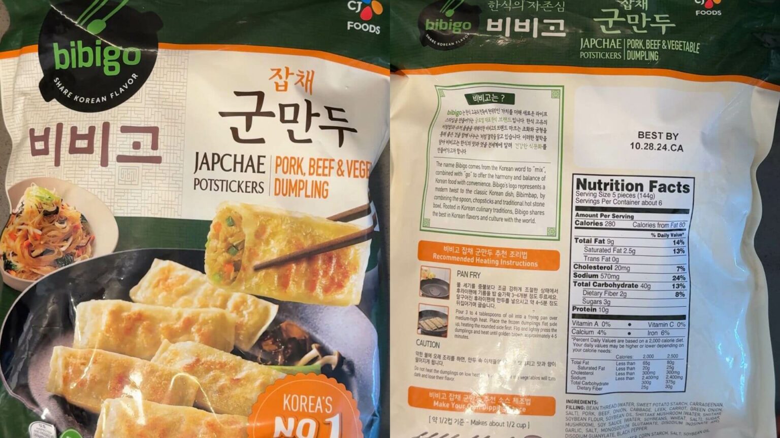Bibigo Japchae Potstickers Review: The Best Korean Dumplings in the USA? - K Food Reviews