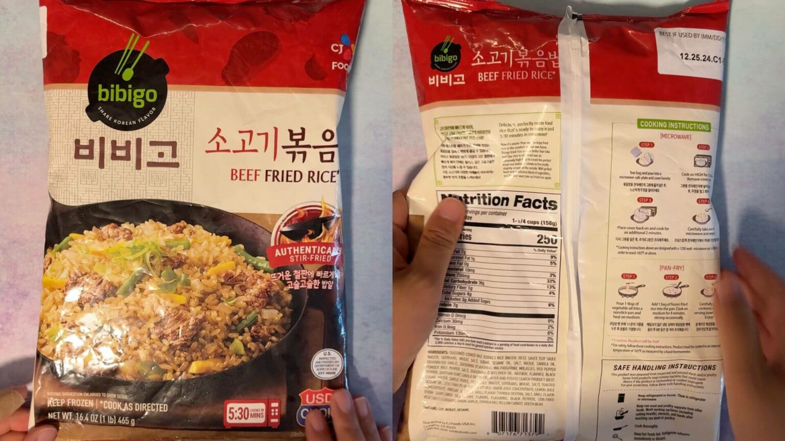 Bibigo Beef Fried Rice Review: Quick, Delicious, and Convenient Frozen ...